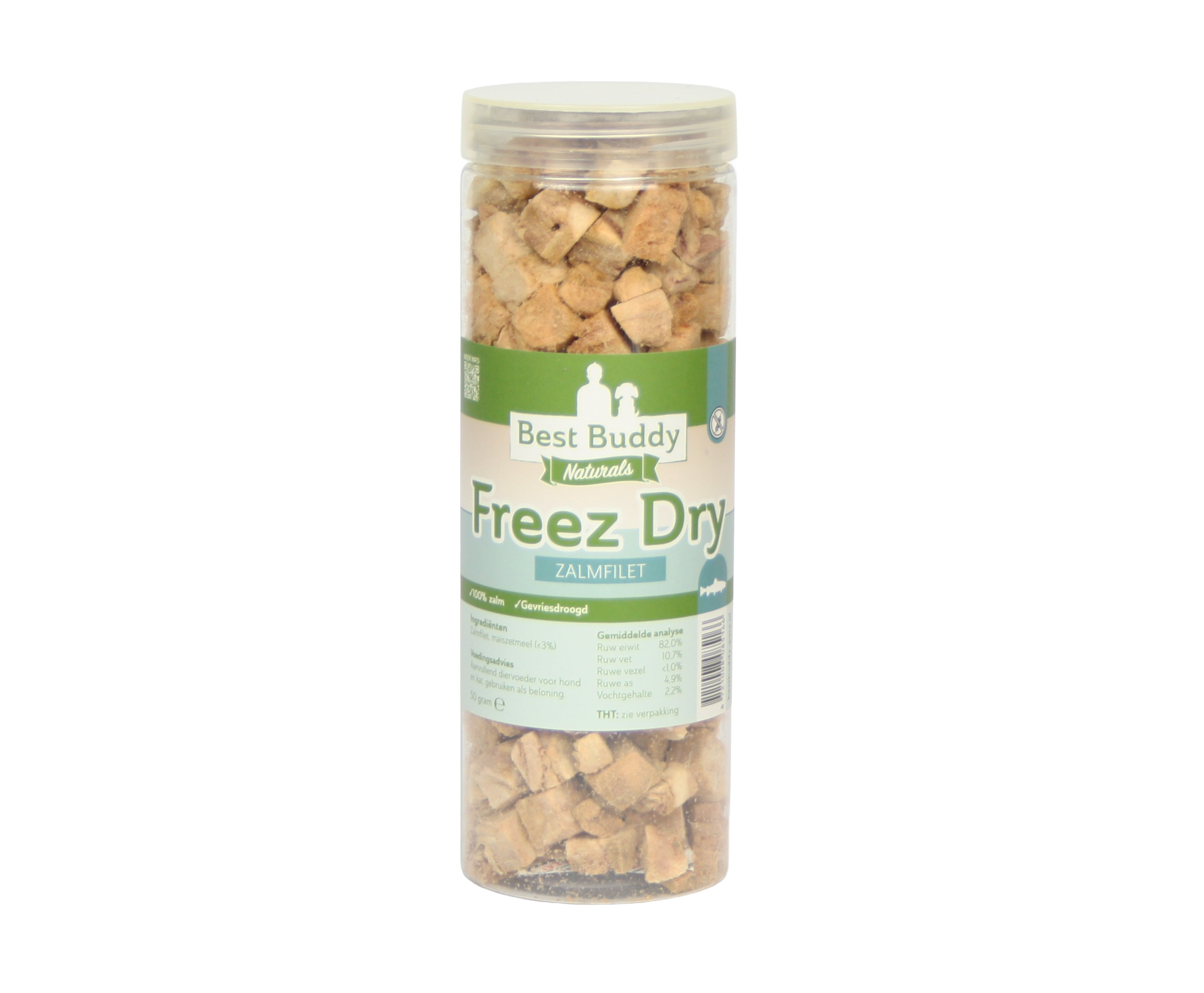 Freeze Dried Zalmfilet - Honden- en Kattensnacks – BestBuddy-Pets